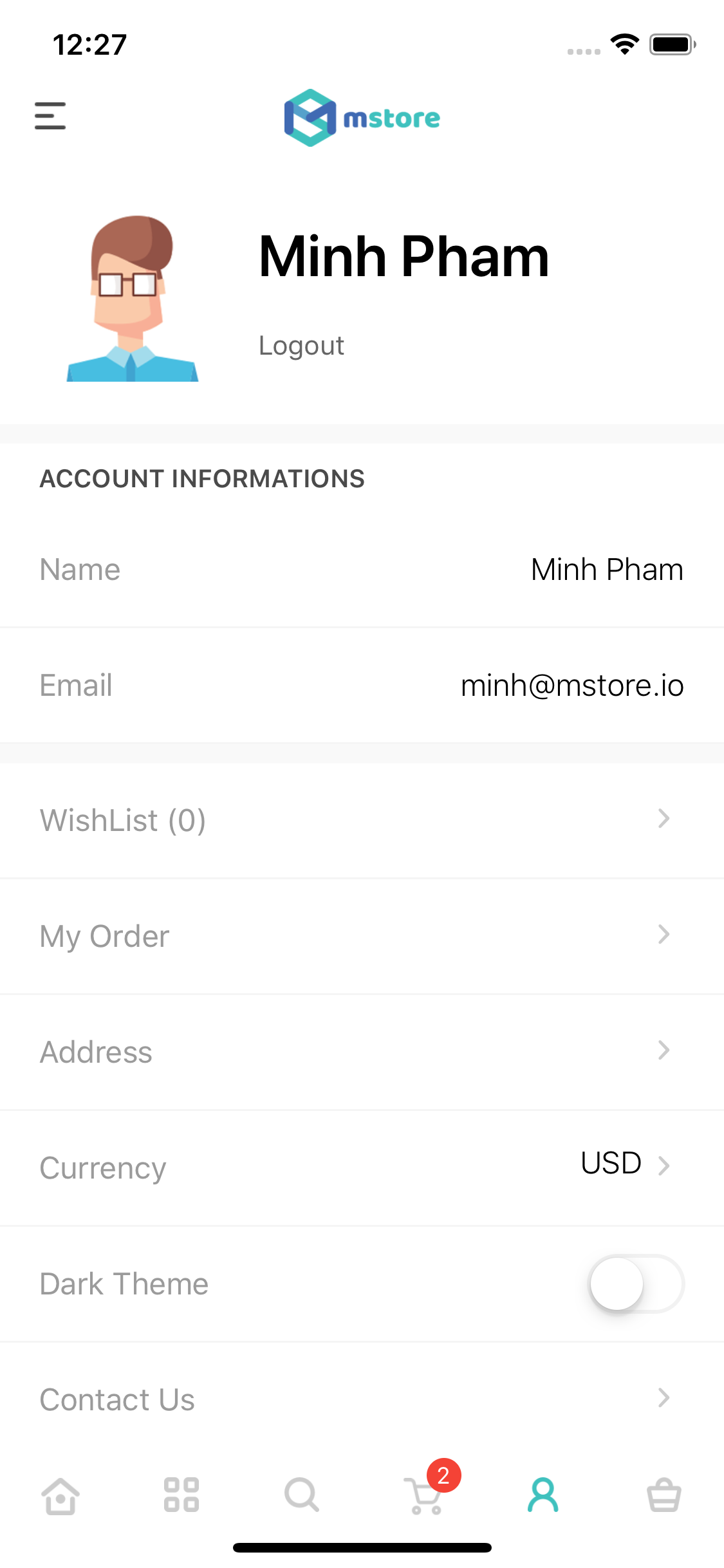 MStore Magento - the complete react native app for Magento 2 by InspireUI